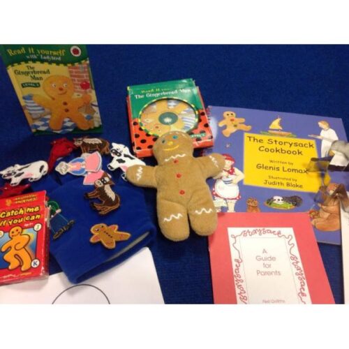 Gingerbread man story sack - Lewisham Toy Library